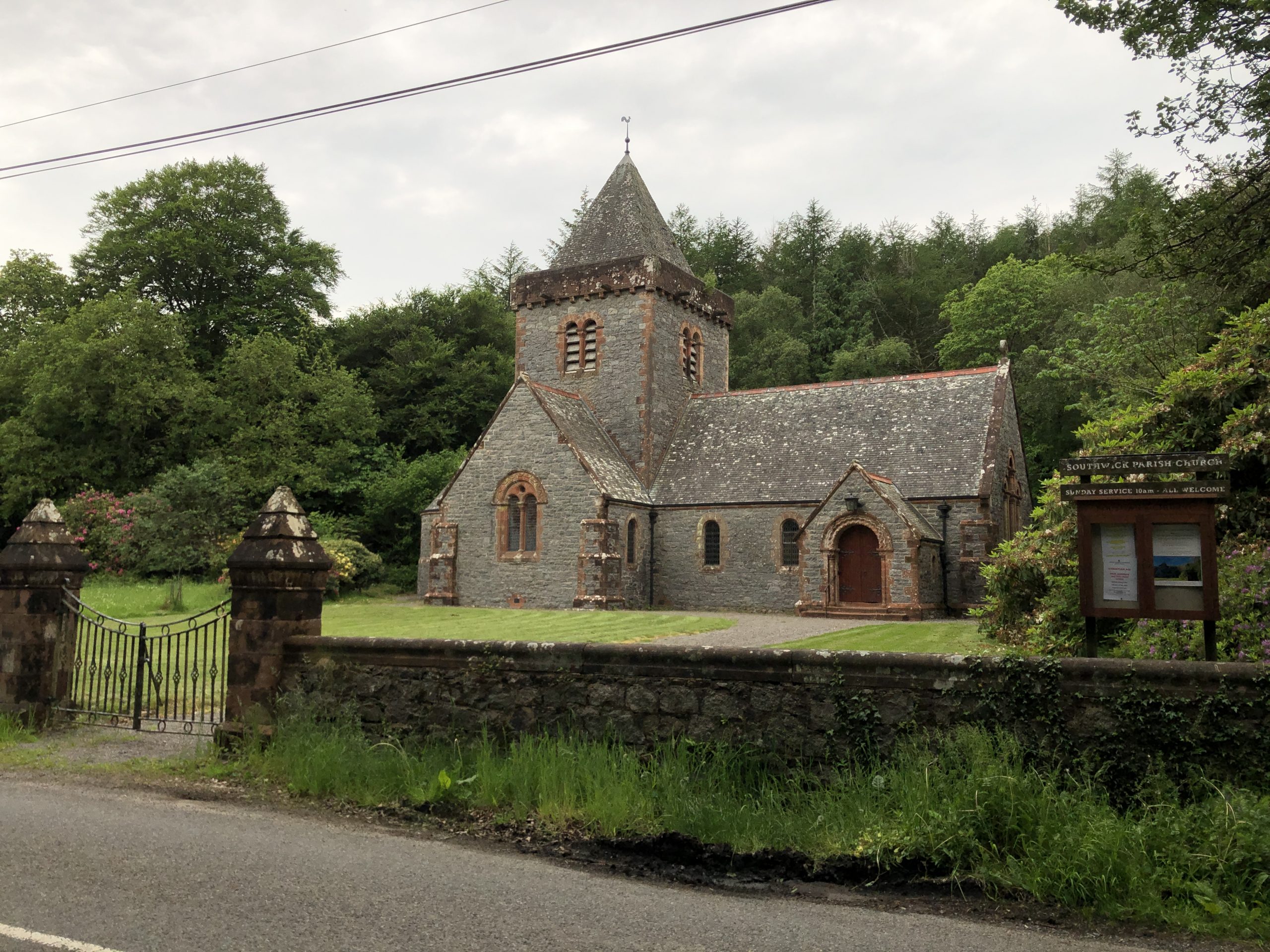 Walk - Dalbeattie Town Wood - Brambles Cafe - Whitecroft Farm